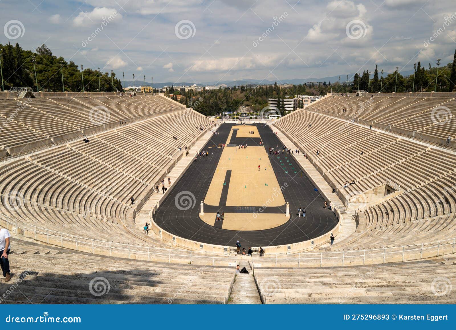The Historic Olympic Stadium in Athens Editorial Stock Photo - Image of ...