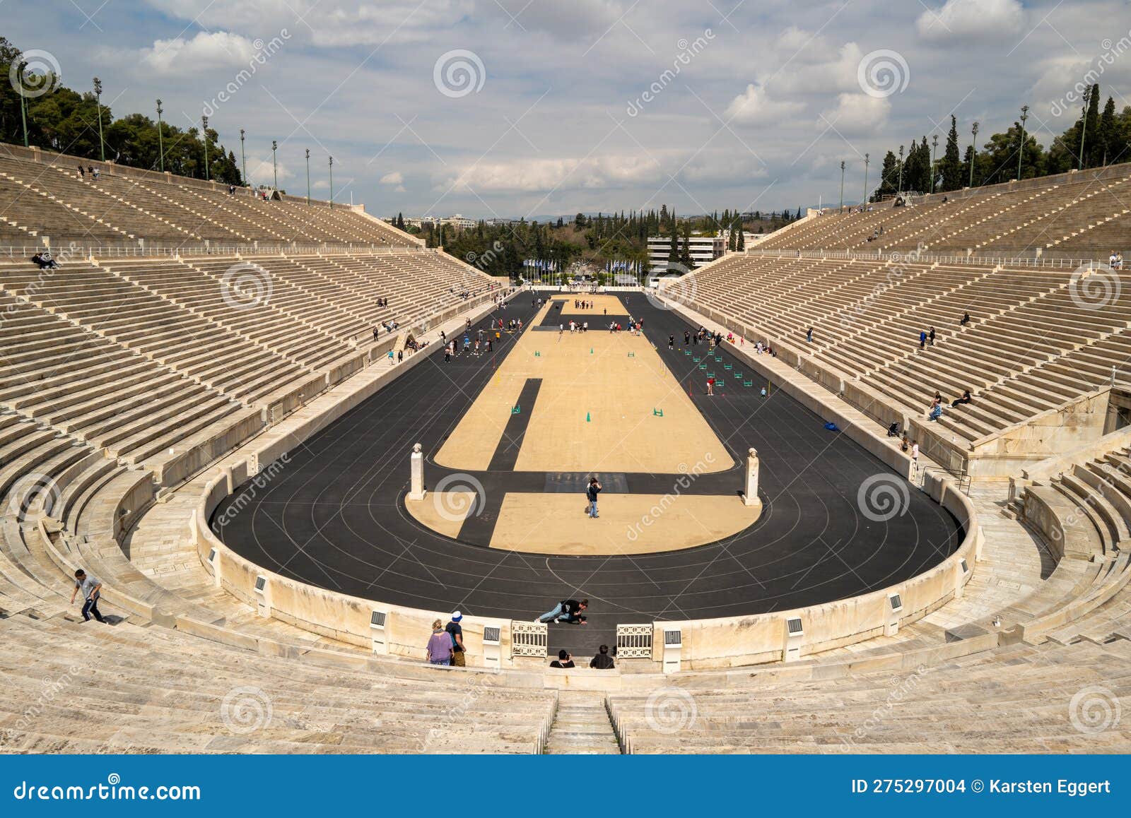 The Historic Olympic Stadium in Athens Editorial Stock Image - Image of ...