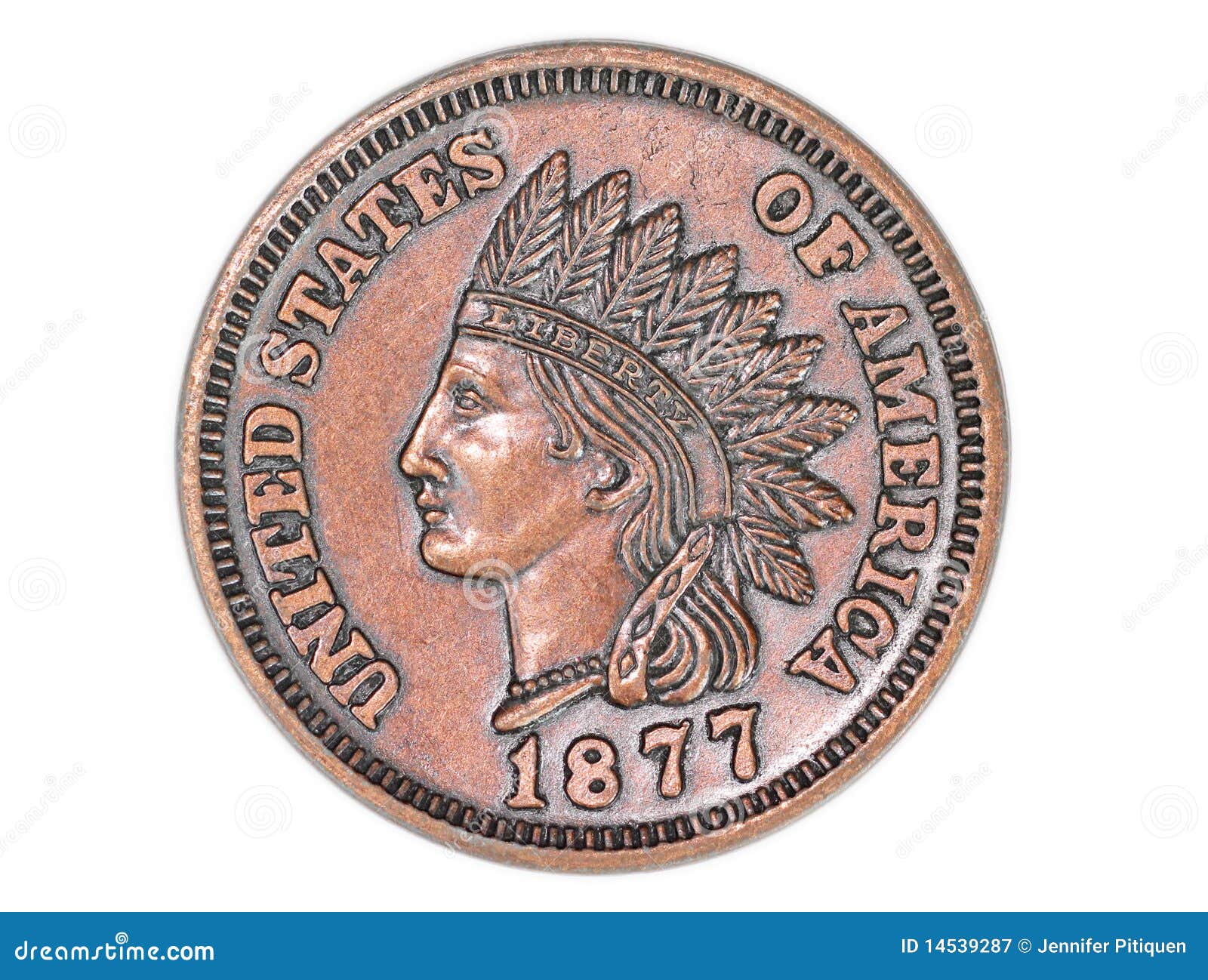 Historic Penny stock image. Image of money, banking, united - 14539287