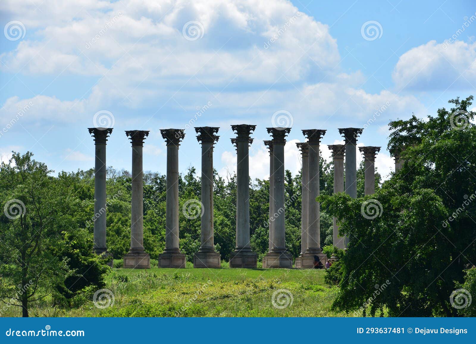 Historic Pillars from Old Capitol Building in DC Editorial Photo ...