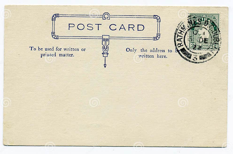 Historic post card editorial photo. Image of mark, postal - 22541731