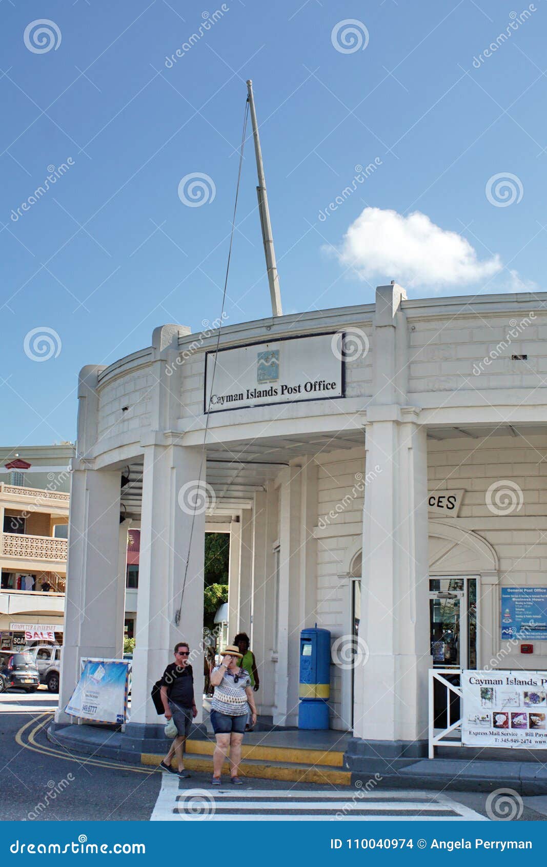 Historic Post Office Building on Grand Cayman Editorial Stock Image ...