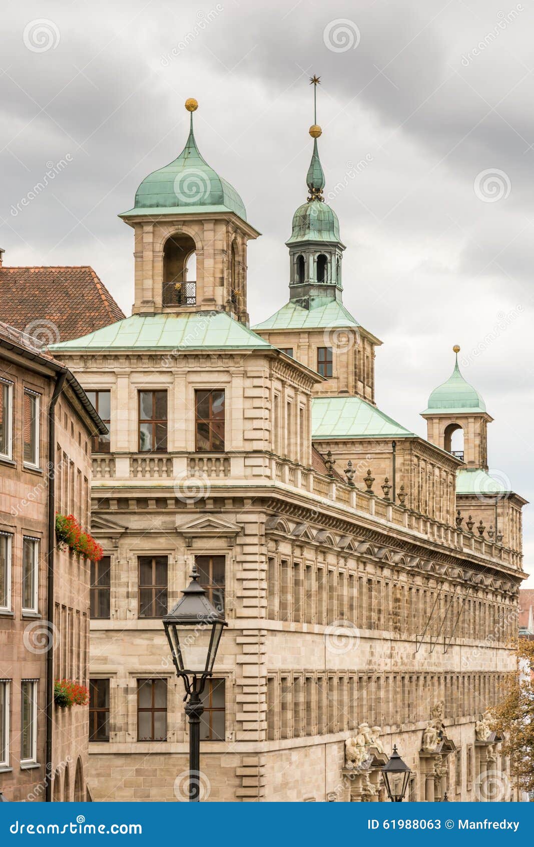 Historic Rathaus of Nuremberg Stock Image - Image of europe, rathaus ...