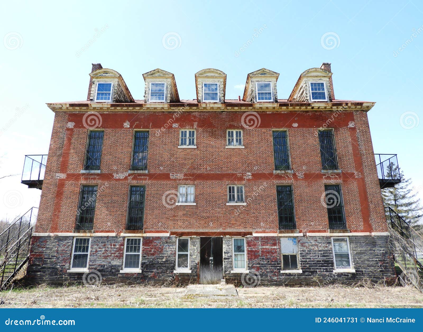 Historic Remains of 1830 Shaker Trustee Building Stock Image - Image of ...