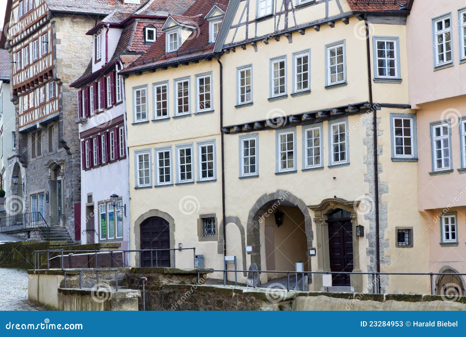 Historic Residential Houses, Germany Stock Image - Image of home ...