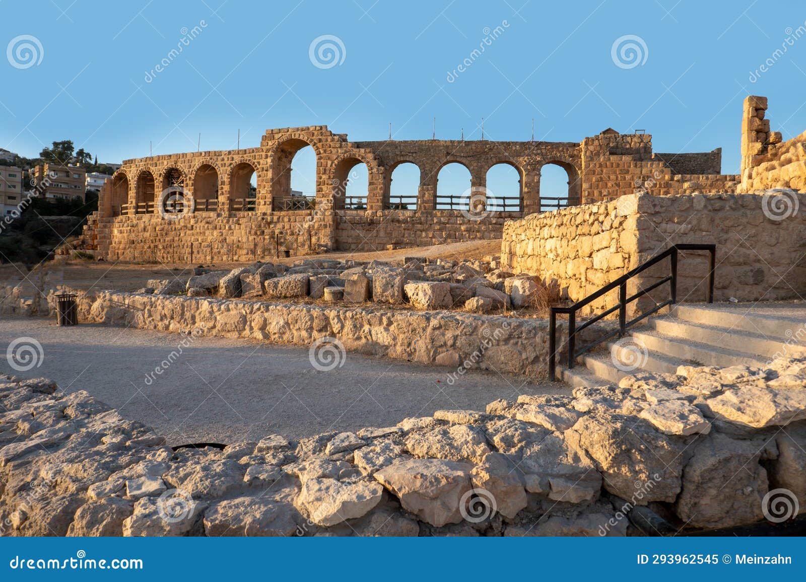 Historic Roman Ruin of a Hippodrome in Jerash, Jordan Stock Image ...