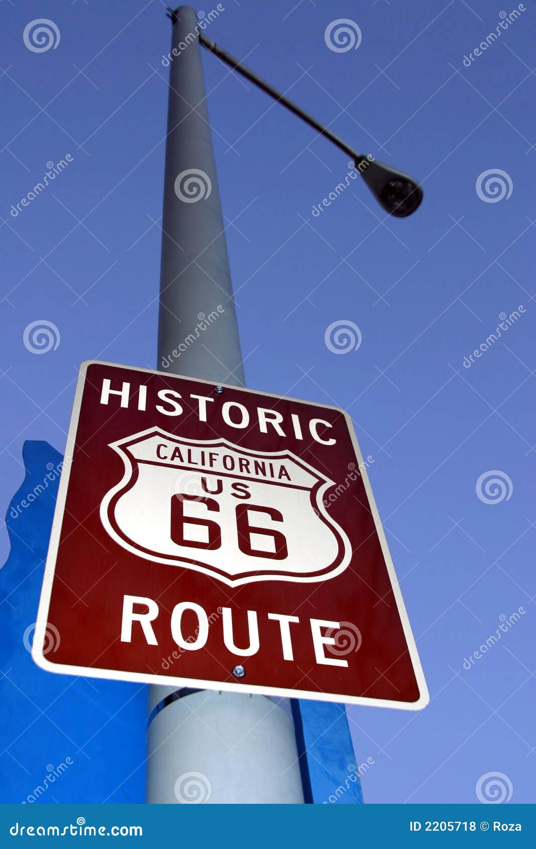Historic Route 66 stock photo. Image of nostalgia, road - 2205718