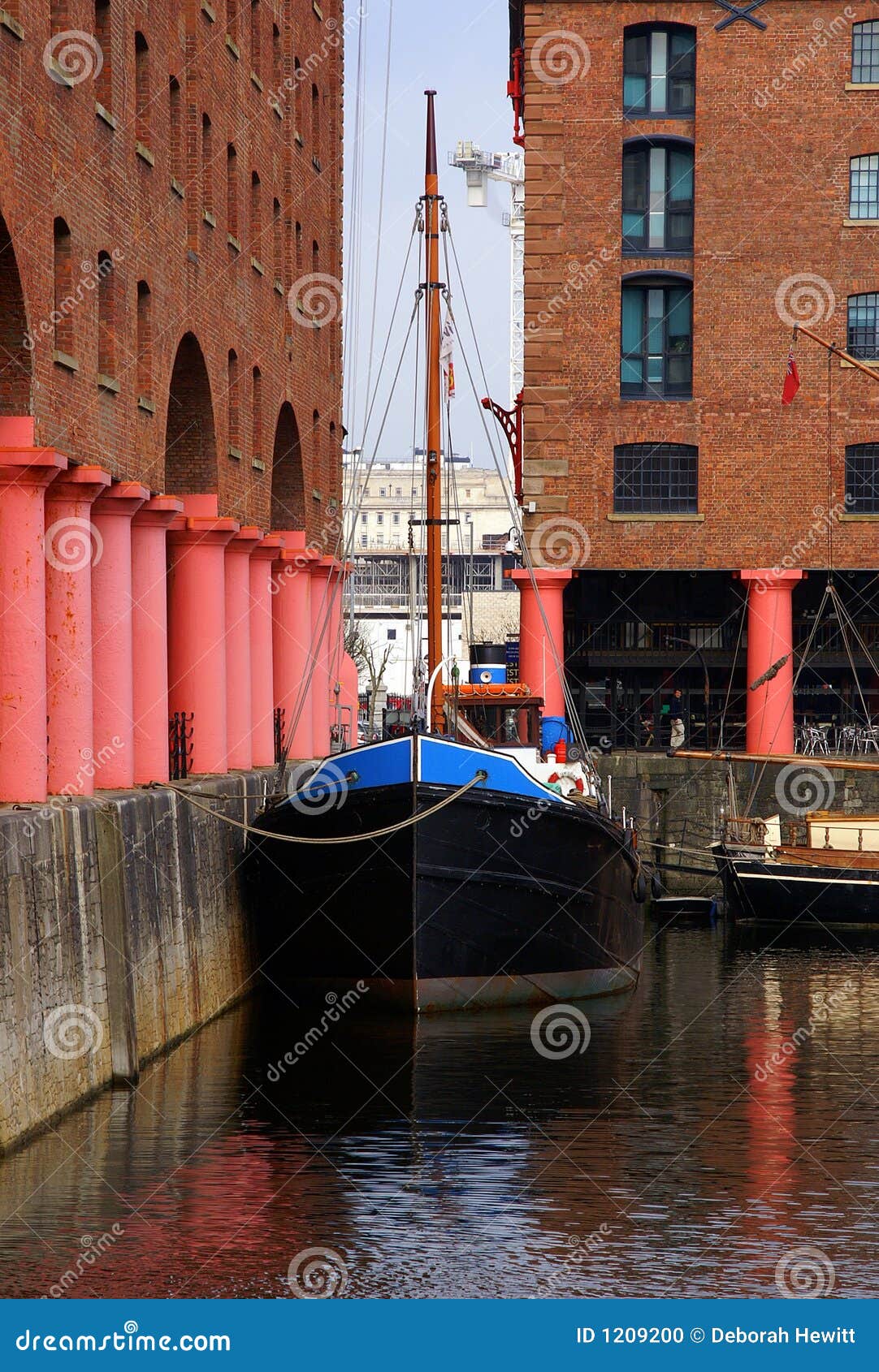 Historic Royal Albert Dock stock photo. Image of quay - 1209200