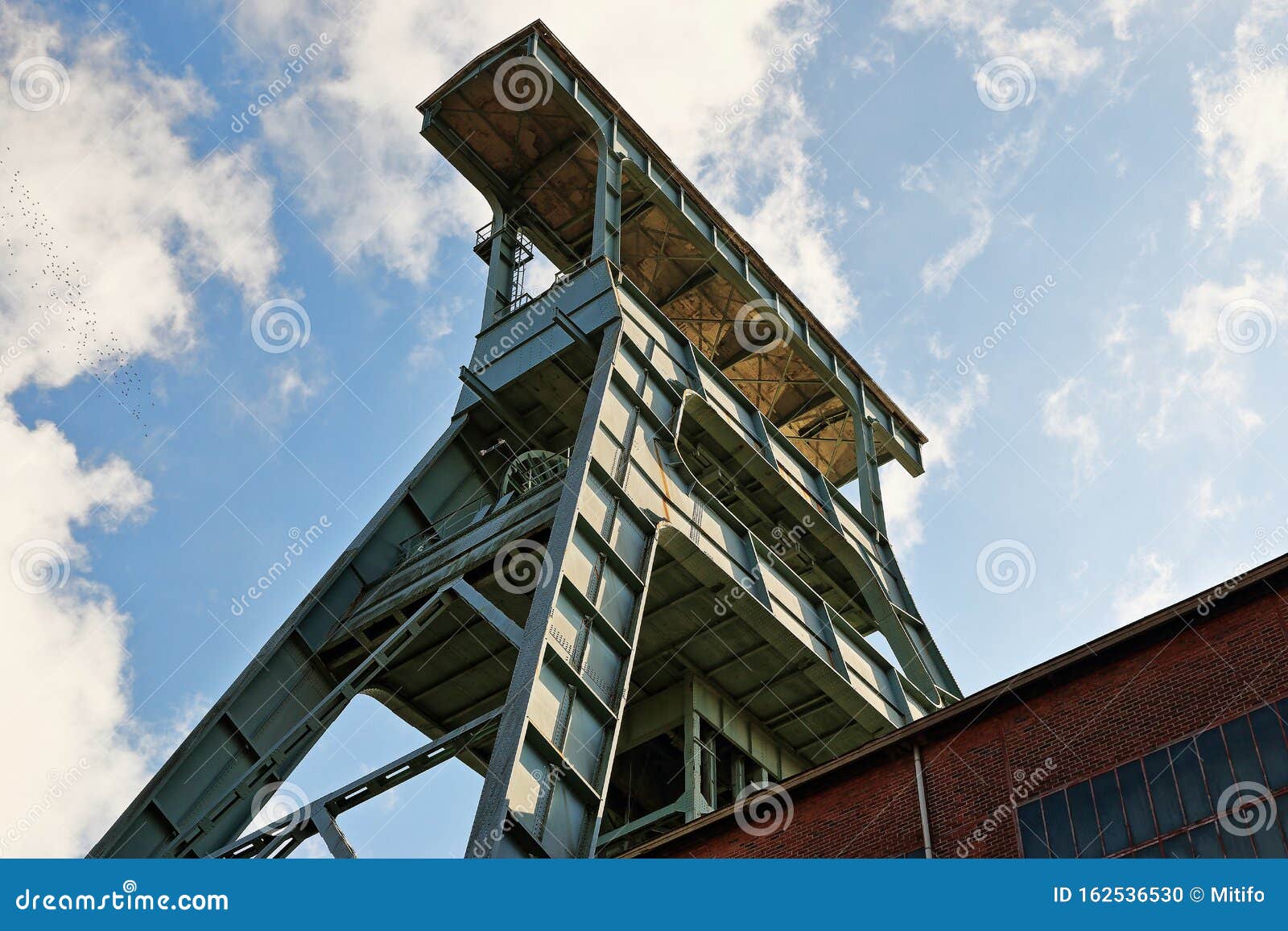 Historic Ruhr Area, Colliery, Mine Ewald, Germany Stock Photo - Image ...