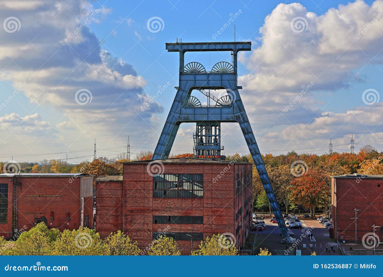 Historic Ruhr Area, Colliery, Mine Ewald, Germany Stock Image - Image ...