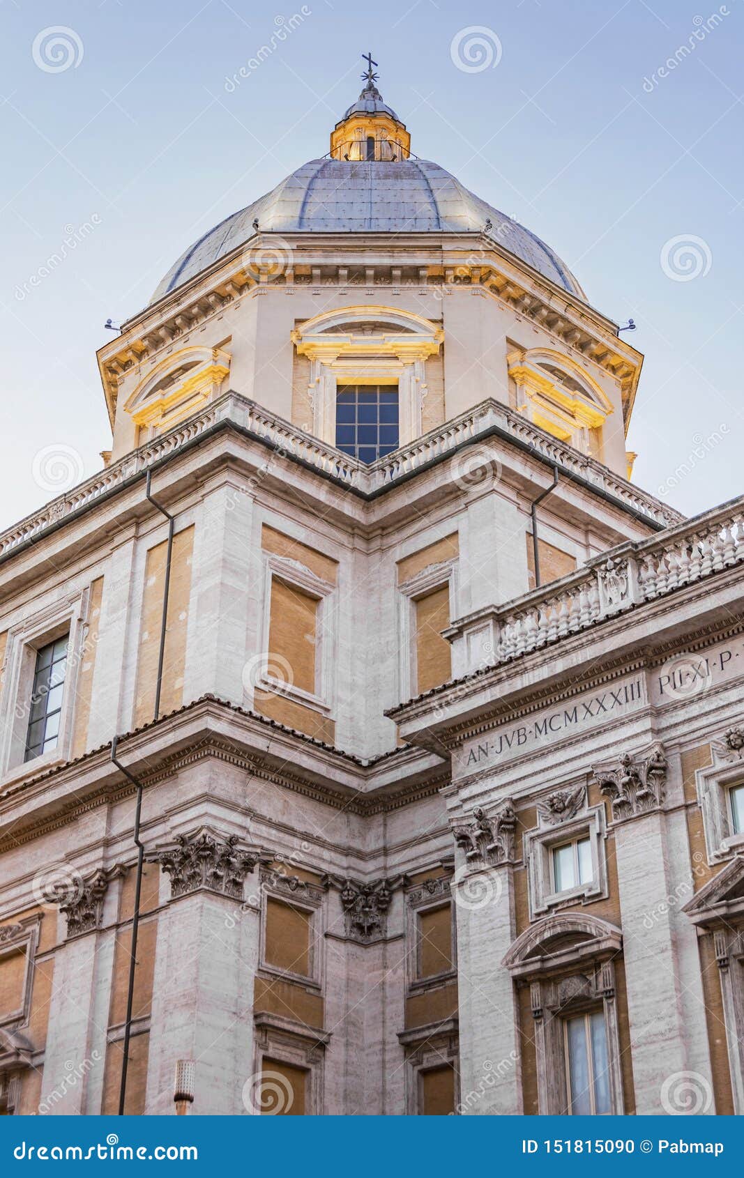 Saint Mary Maggiore Basilica in Rome Stock Photo - Image of ...