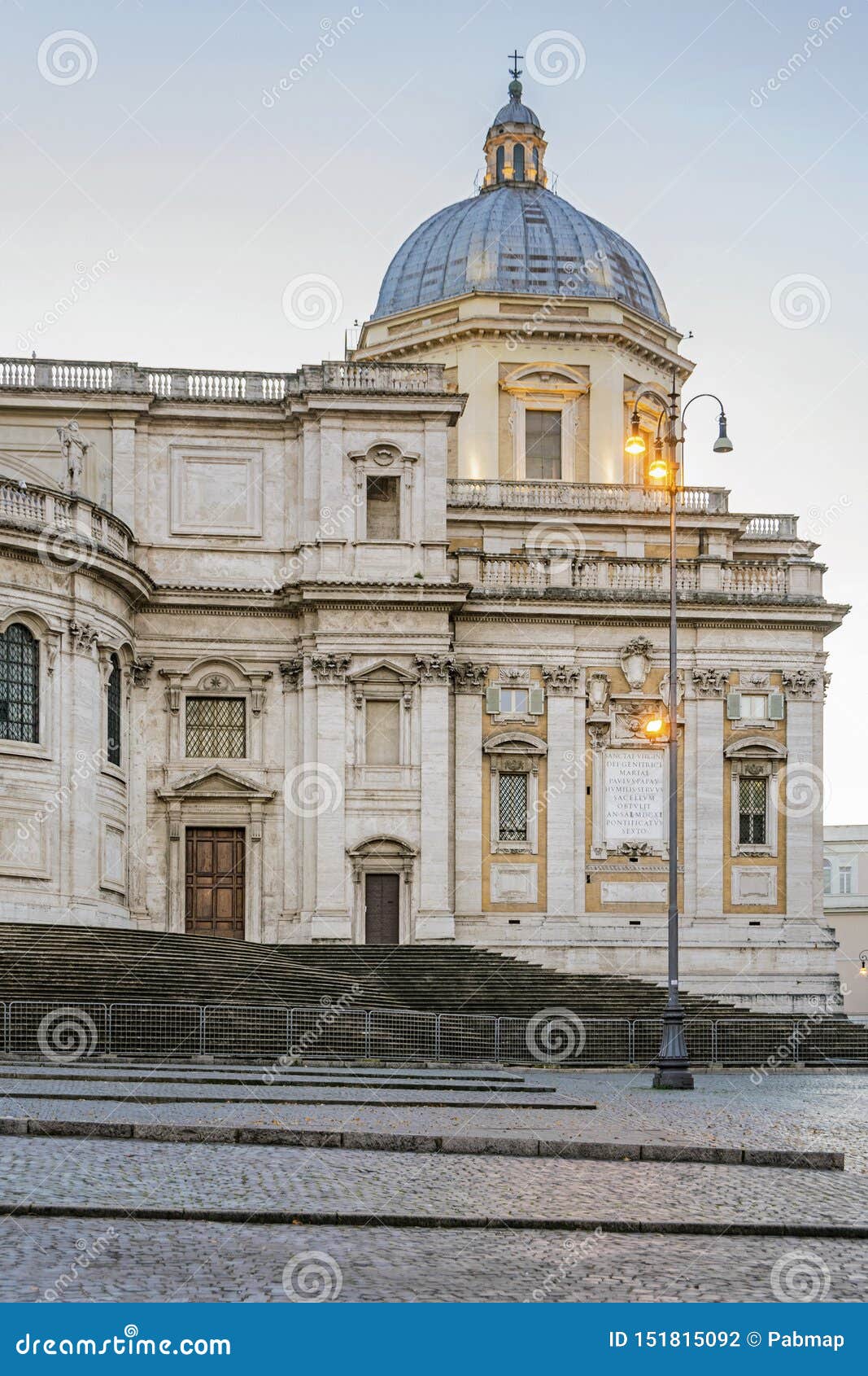 Saint Mary Maggiore Basilica in Rome Stock Photo - Image of ancient ...
