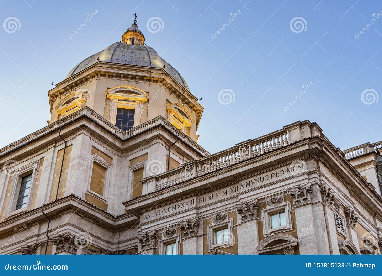 Saint Mary Maggiore Basilica in Rome Stock Image - Image of piazza ...