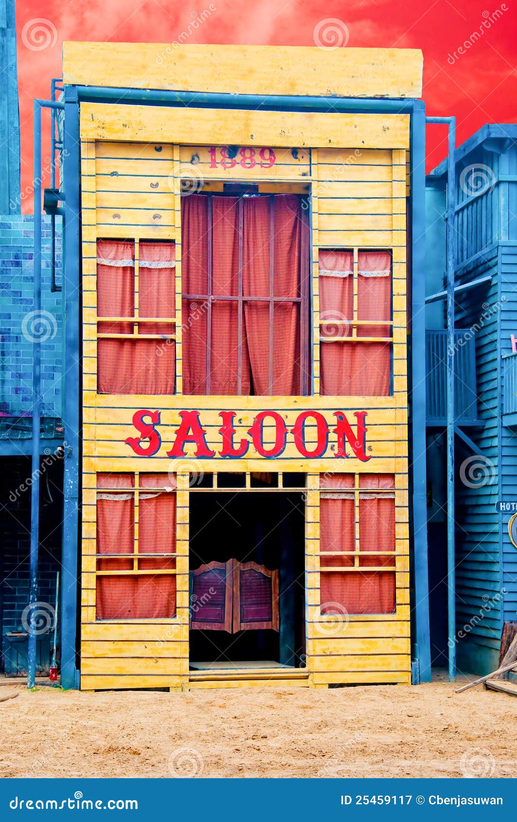 The Historic Saloon Close-up Stock Image - Image of attraction ...
