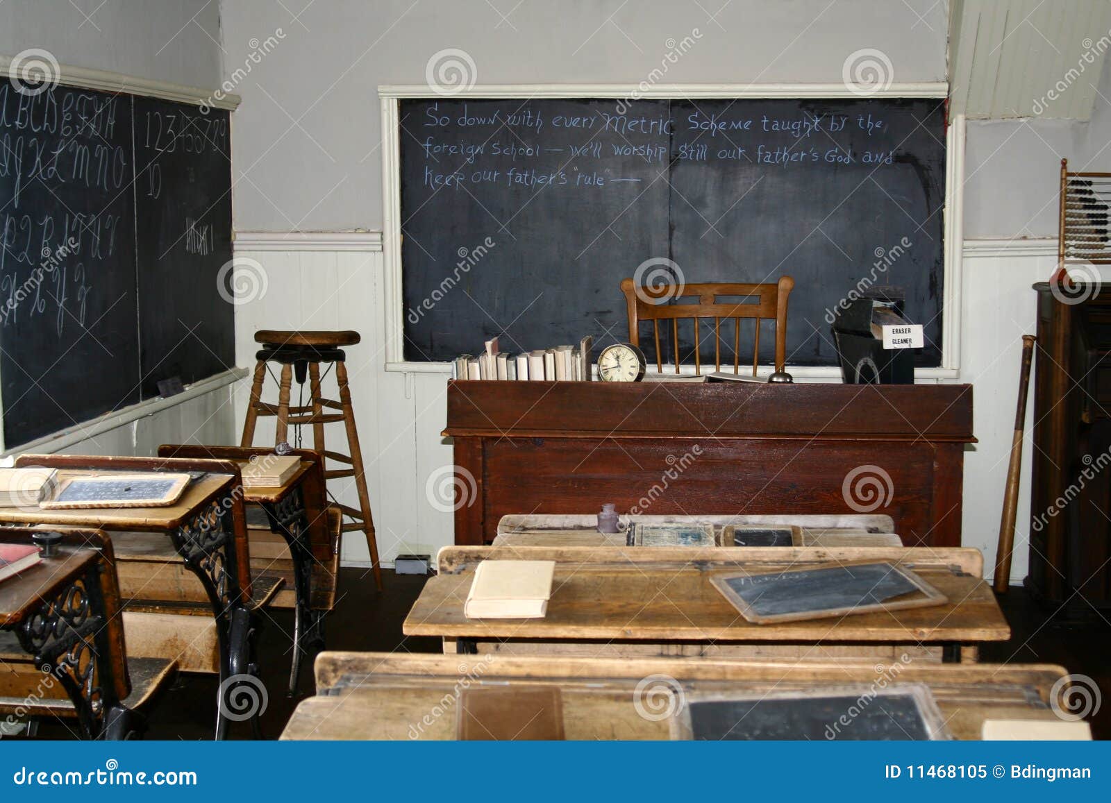 Historic Schoolhouse stock image. Image of abacus, history - 11468105