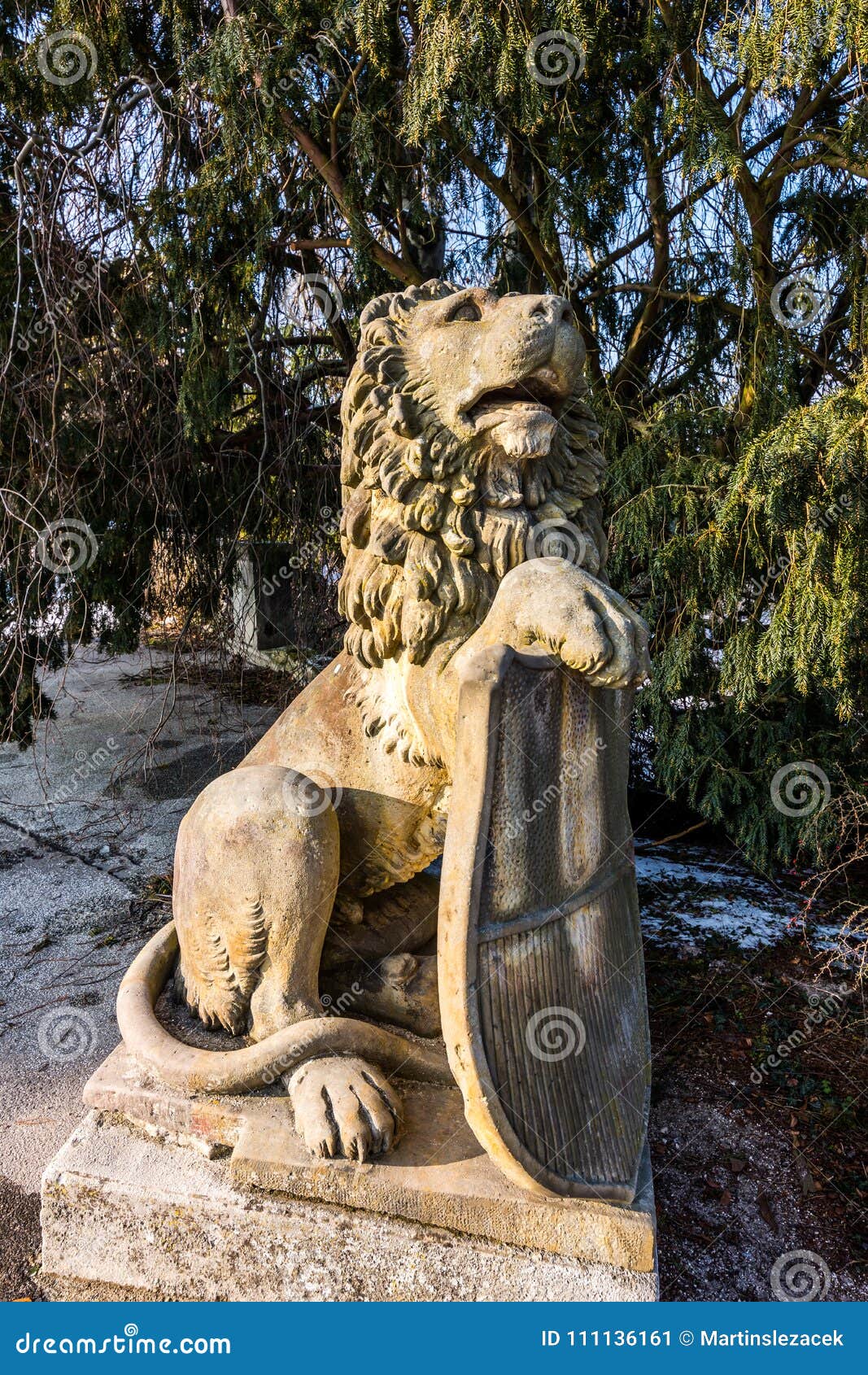 Lion On Tree Stock Photo | CartoonDealer.com #52568904