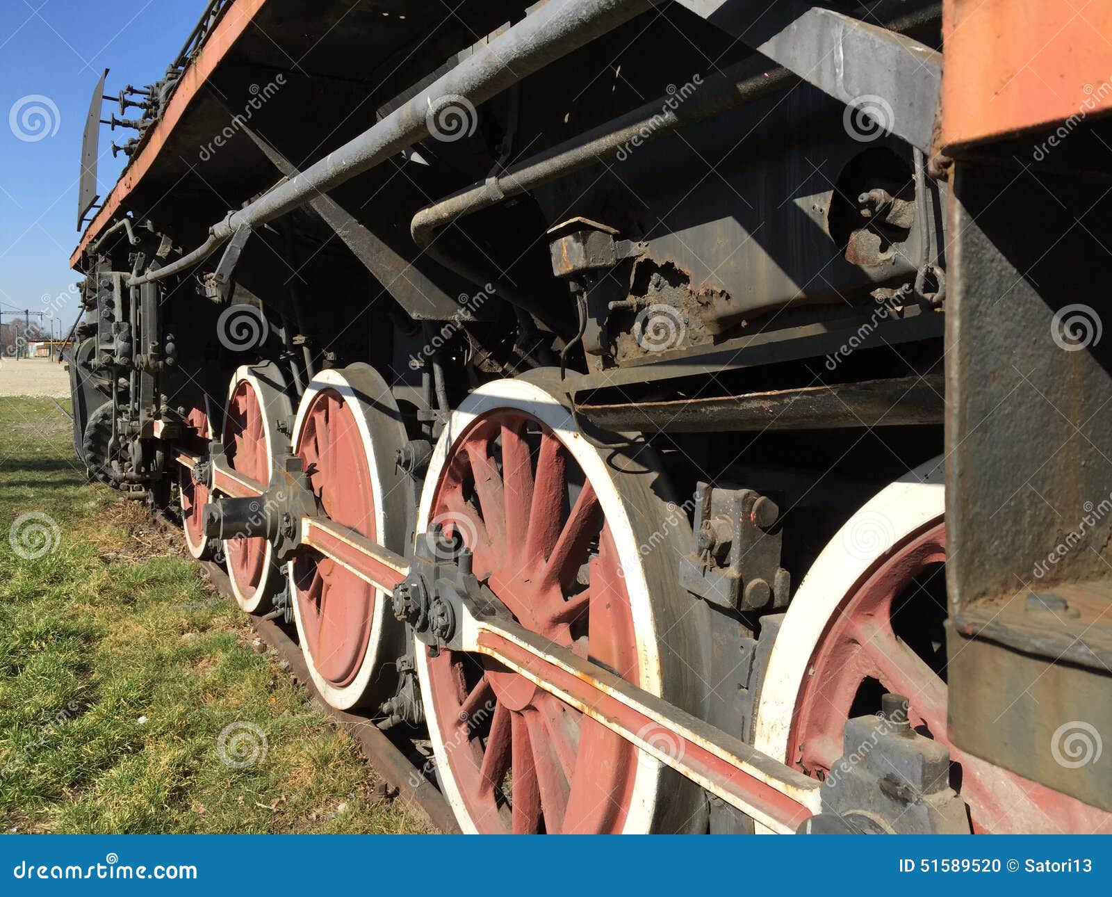 Historic steam engine stock photo. Image of iron, classic - 51589520