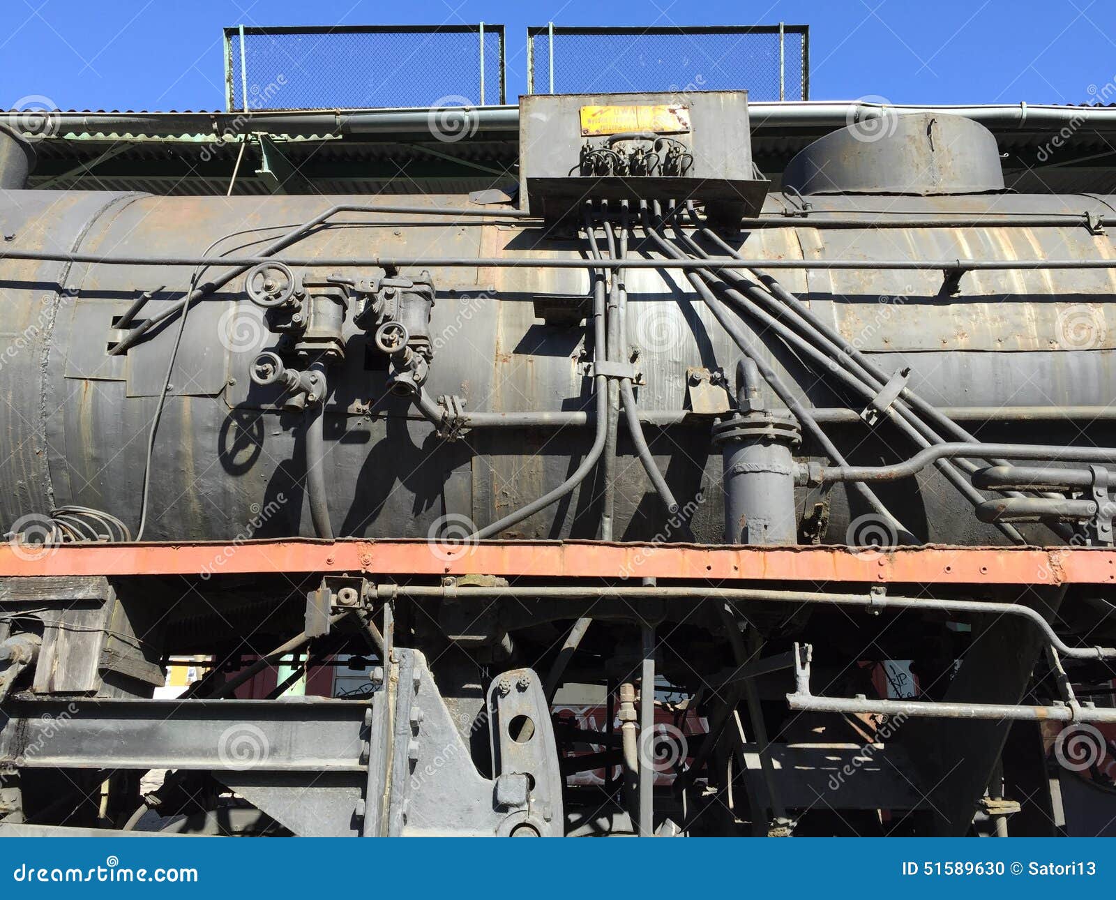 Historic steam engine stock photo. Image of classic, mechanical - 51589630