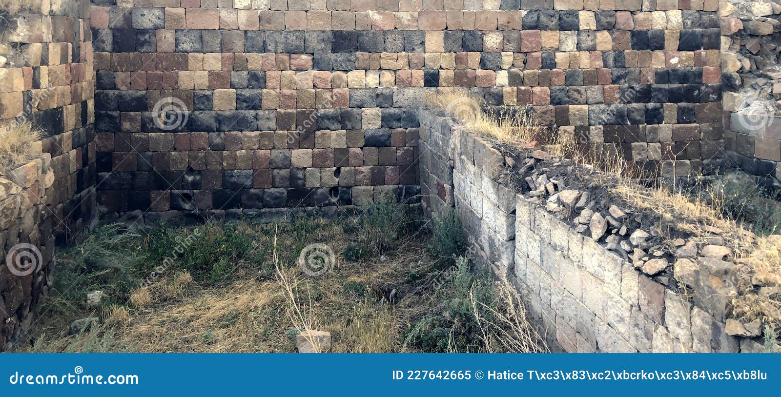 Historic Stone Masonry Building, Thick Walls and Daylight Stock Image ...