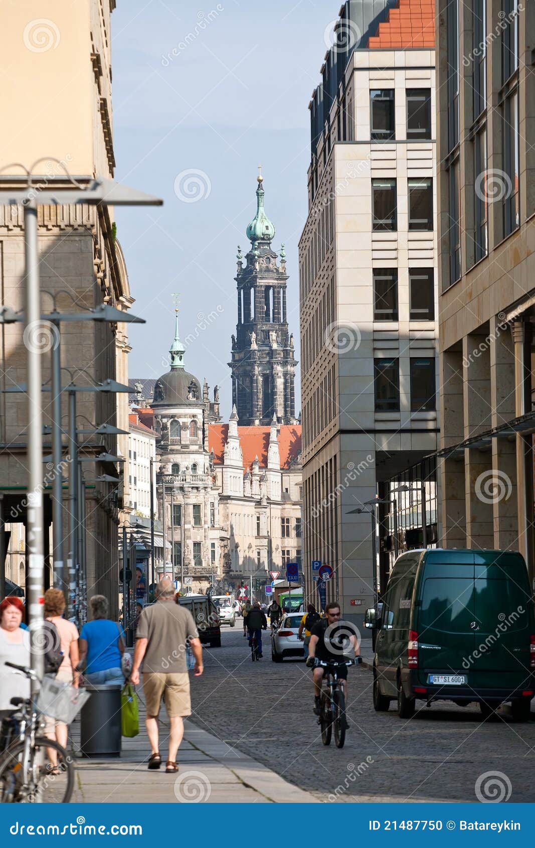 Historic Streets in Dresden Editorial Image - Image of dresden, ancient ...