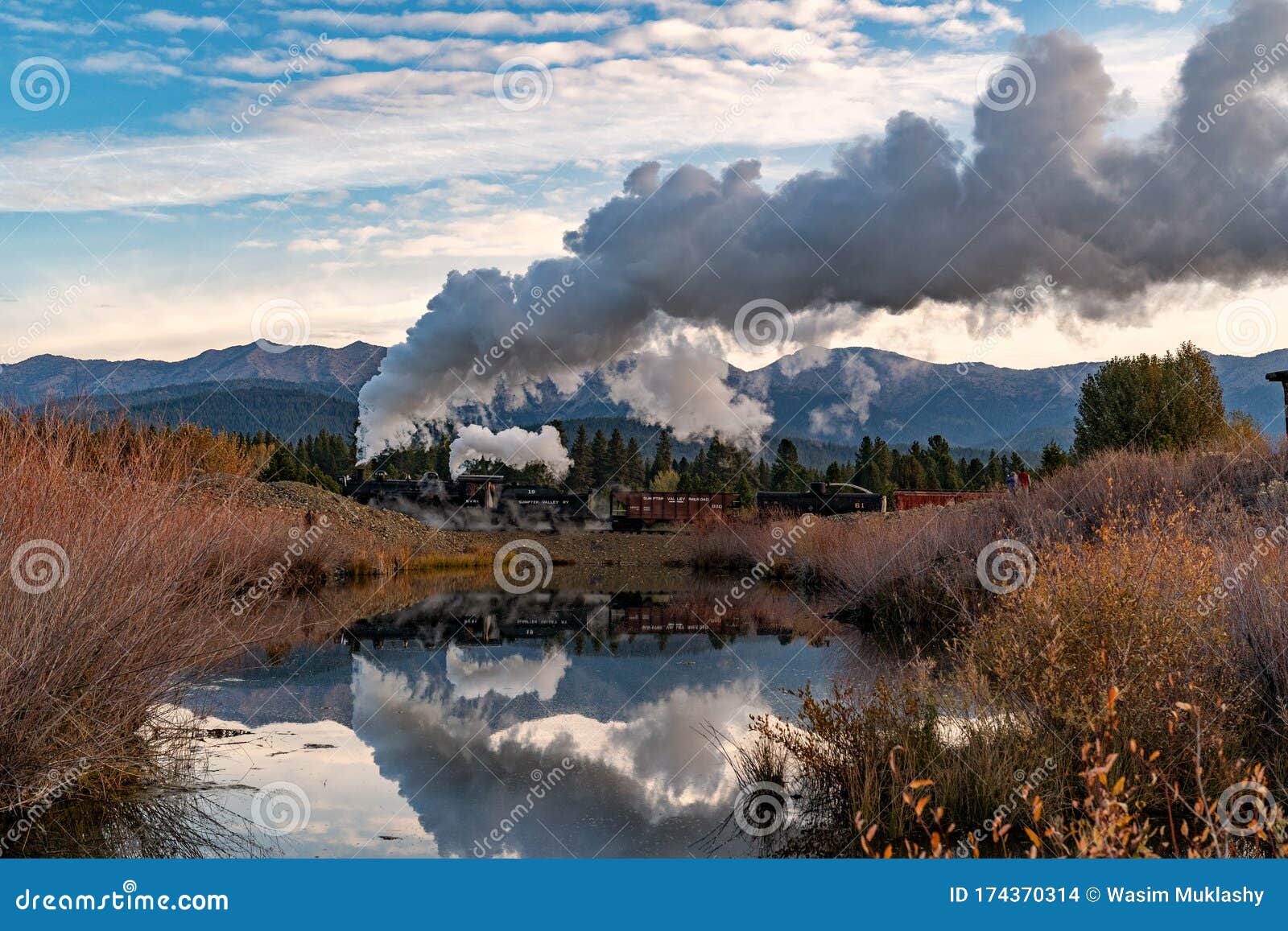 The Historic Sumpter Valley Railroad in Central Oregon Editorial Stock ...