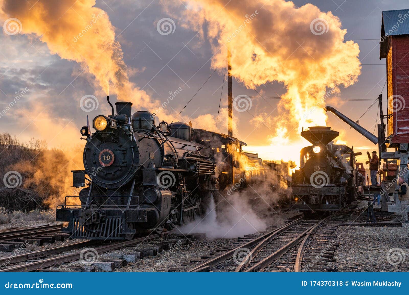 The Historic Sumpter Valley Railroad in Central Oregon Editorial Stock ...