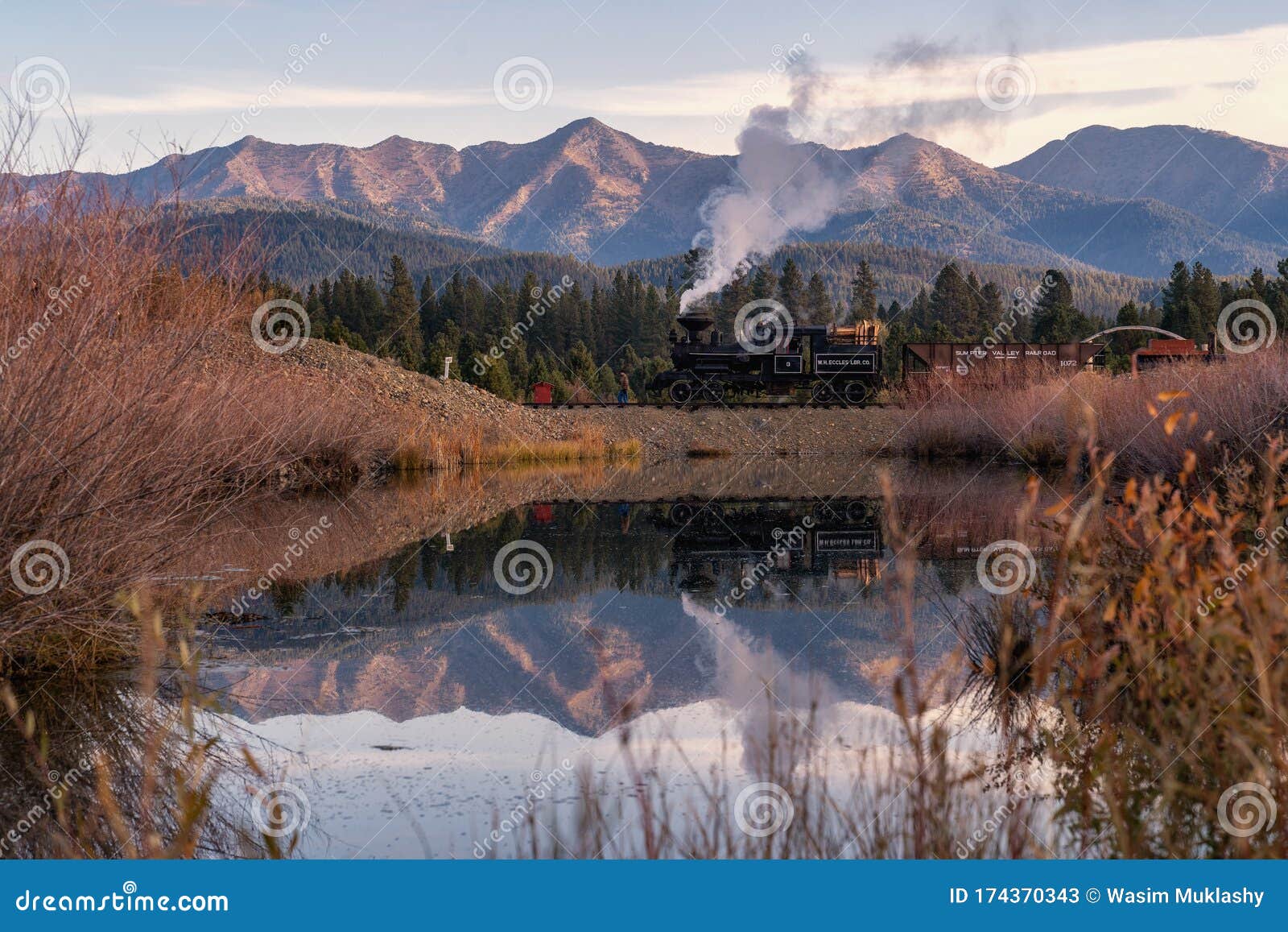 The Historic Sumpter Valley Railroad in Central Oregon Editorial Stock ...