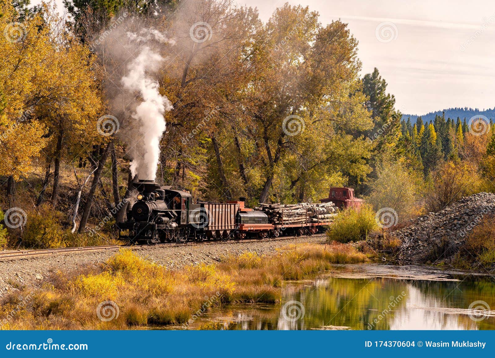 The Historic Sumpter Valley Railroad in Central Oregon Editorial Stock ...