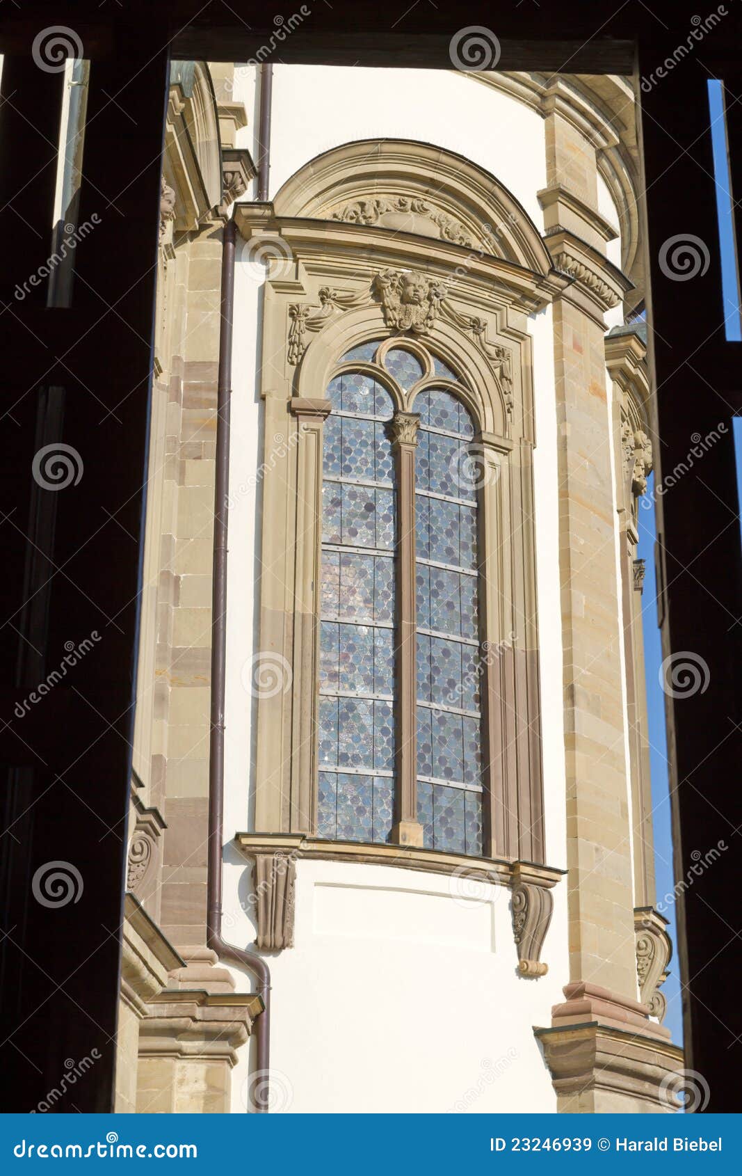 Historic Tall Church Window Stock Image - Image of monument, religion ...