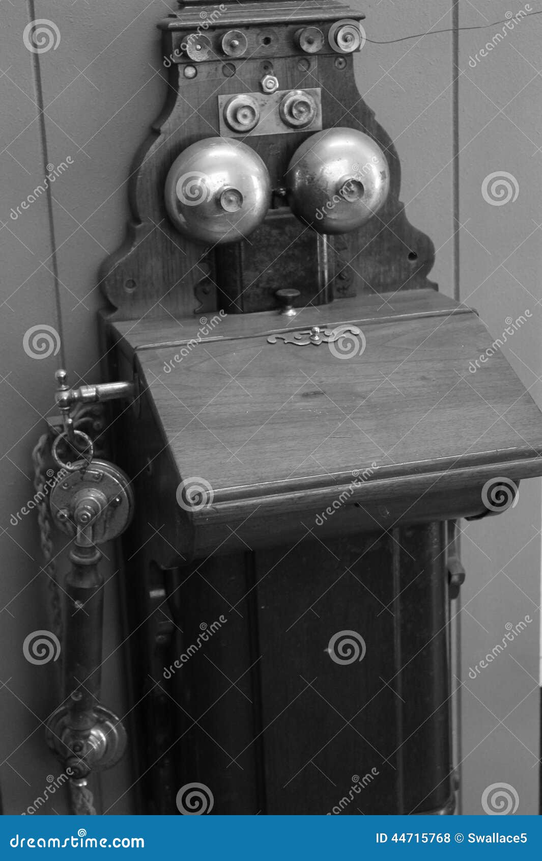 Historic Telephone stock photo. Image of history, rustic - 44715768