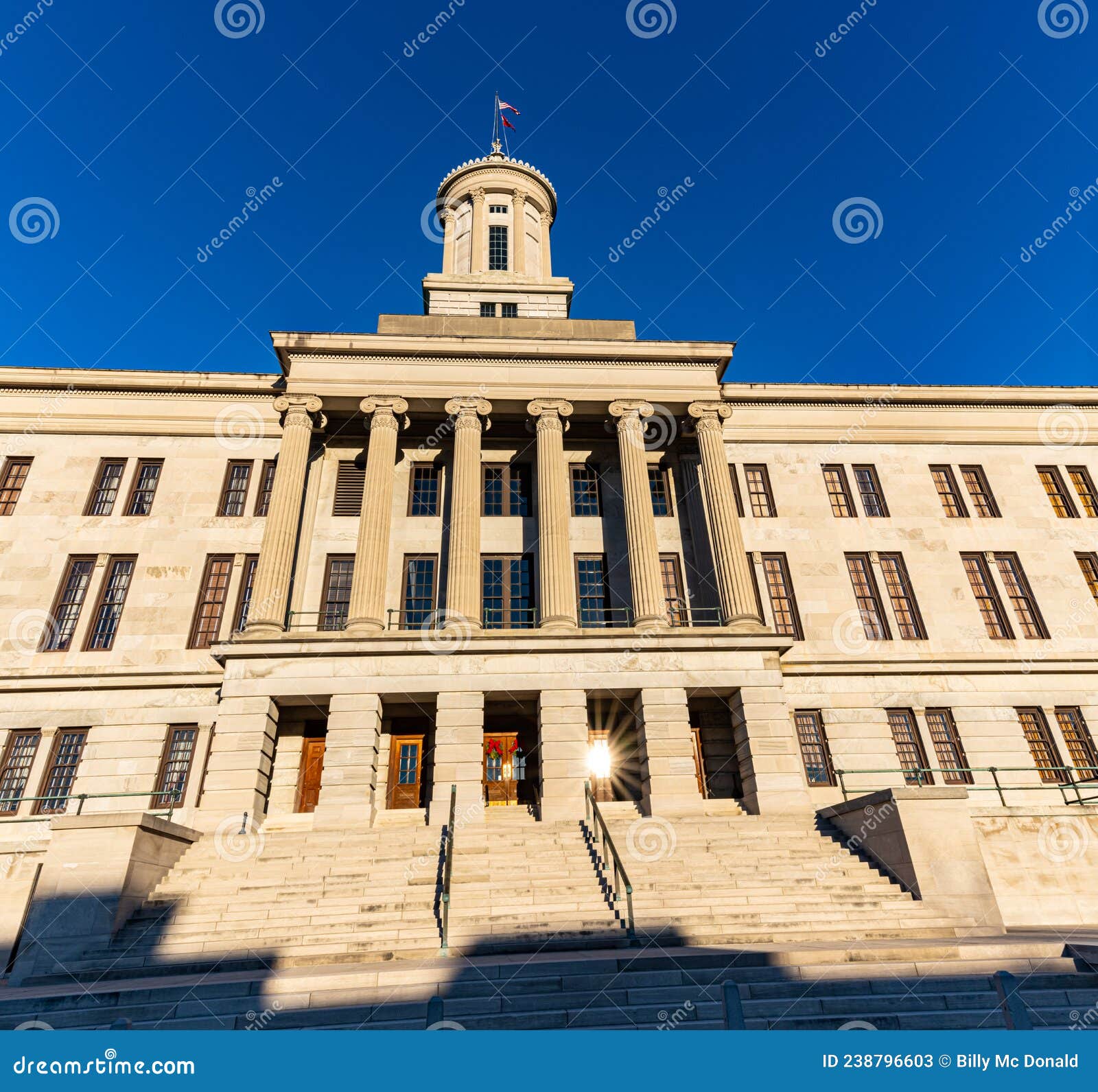 The Historic Tennessee State Capitol Building Stock Image - Image of ...