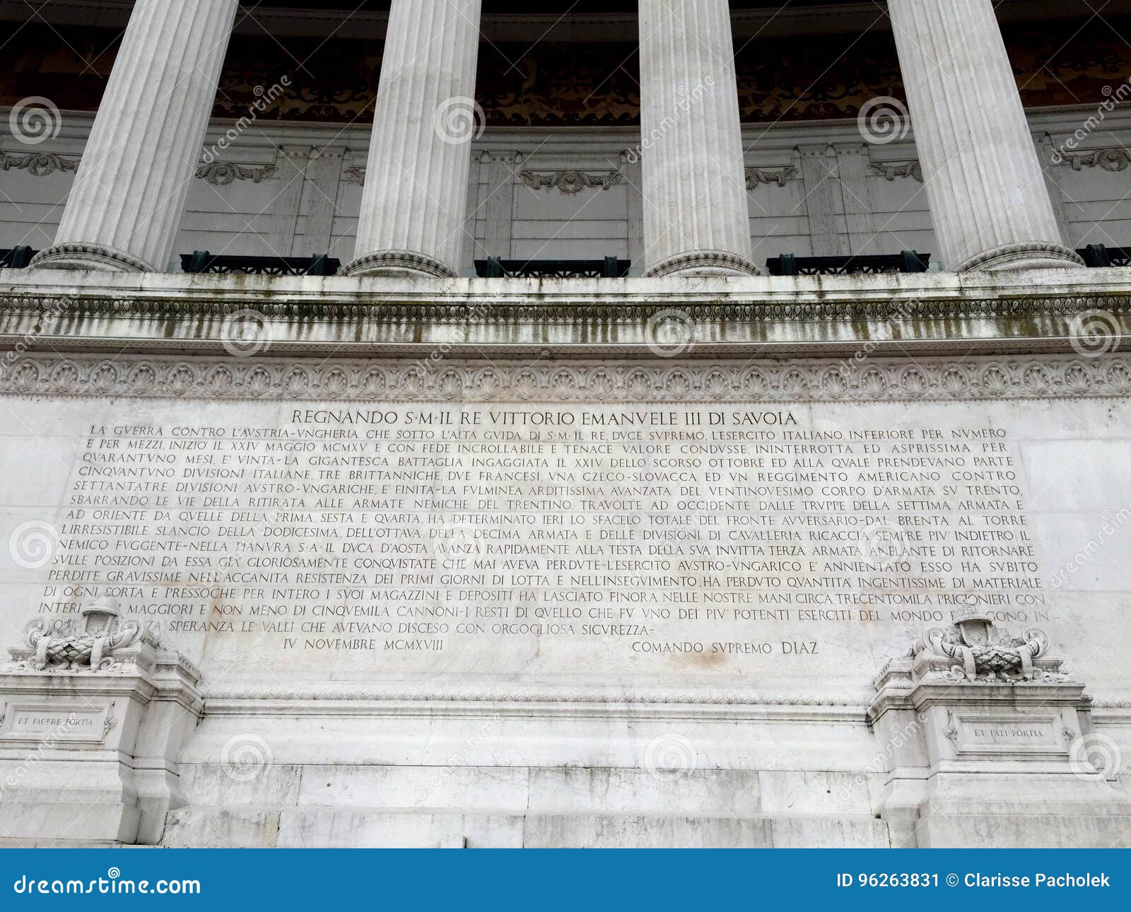 Historic text in roma stock image. Image of buildings - 96263831