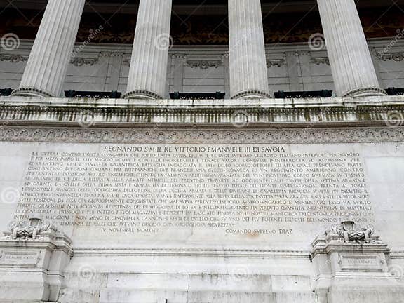 Historic text in roma stock image. Image of buildings - 96263831