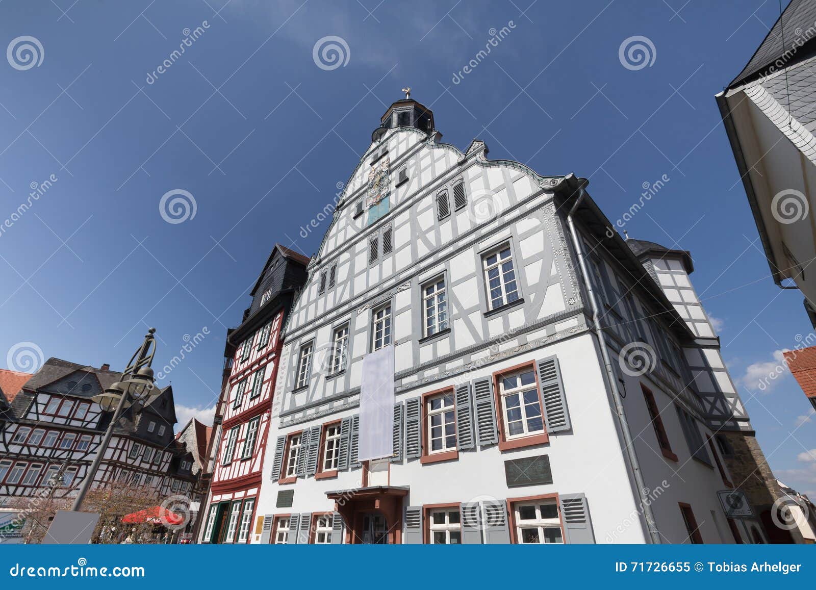 Historic Town Butzbach Germany Stock Image - Image of landmark, pearl ...