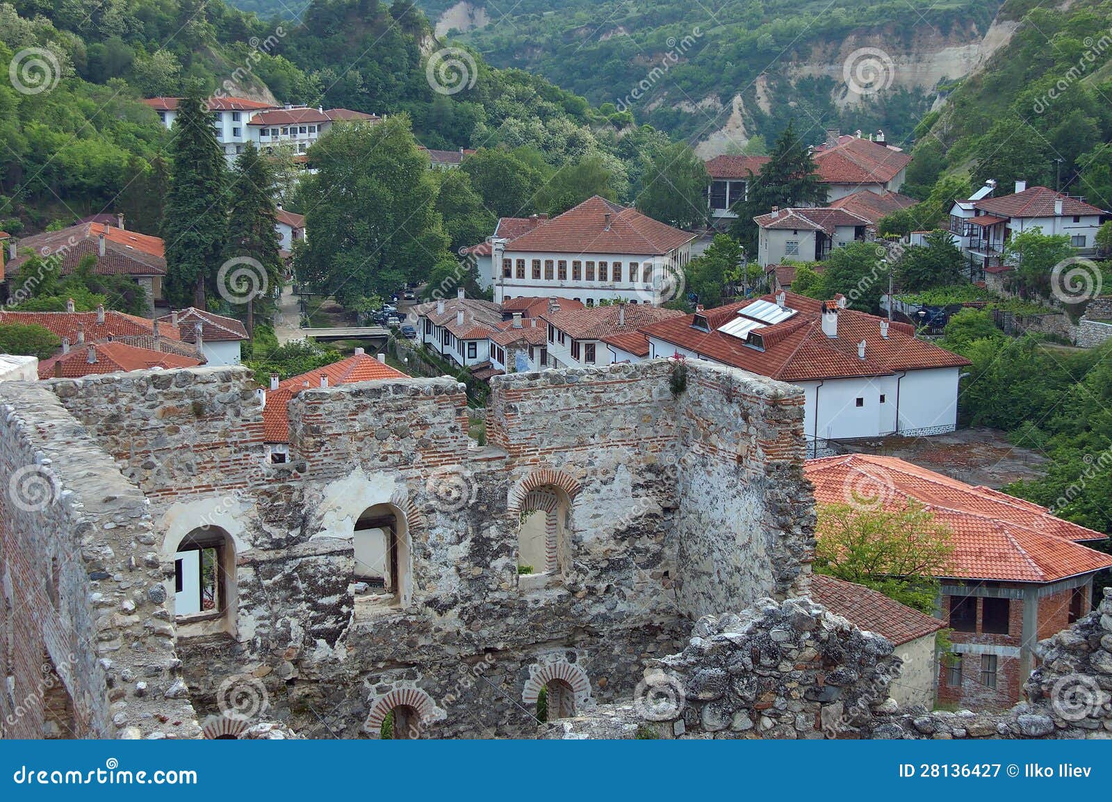 Historic Town of Melnik, Bulgaria. Stock Image - Image of landmark ...