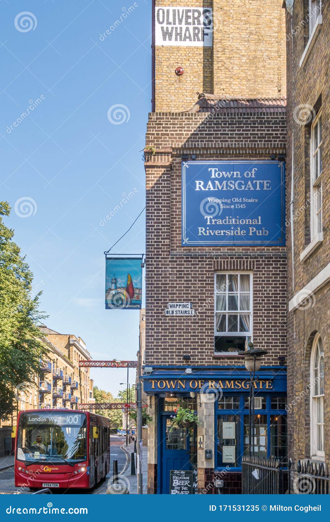 Historic Town of Ramsgate Pub, Wapping, London Editorial Image - Image ...