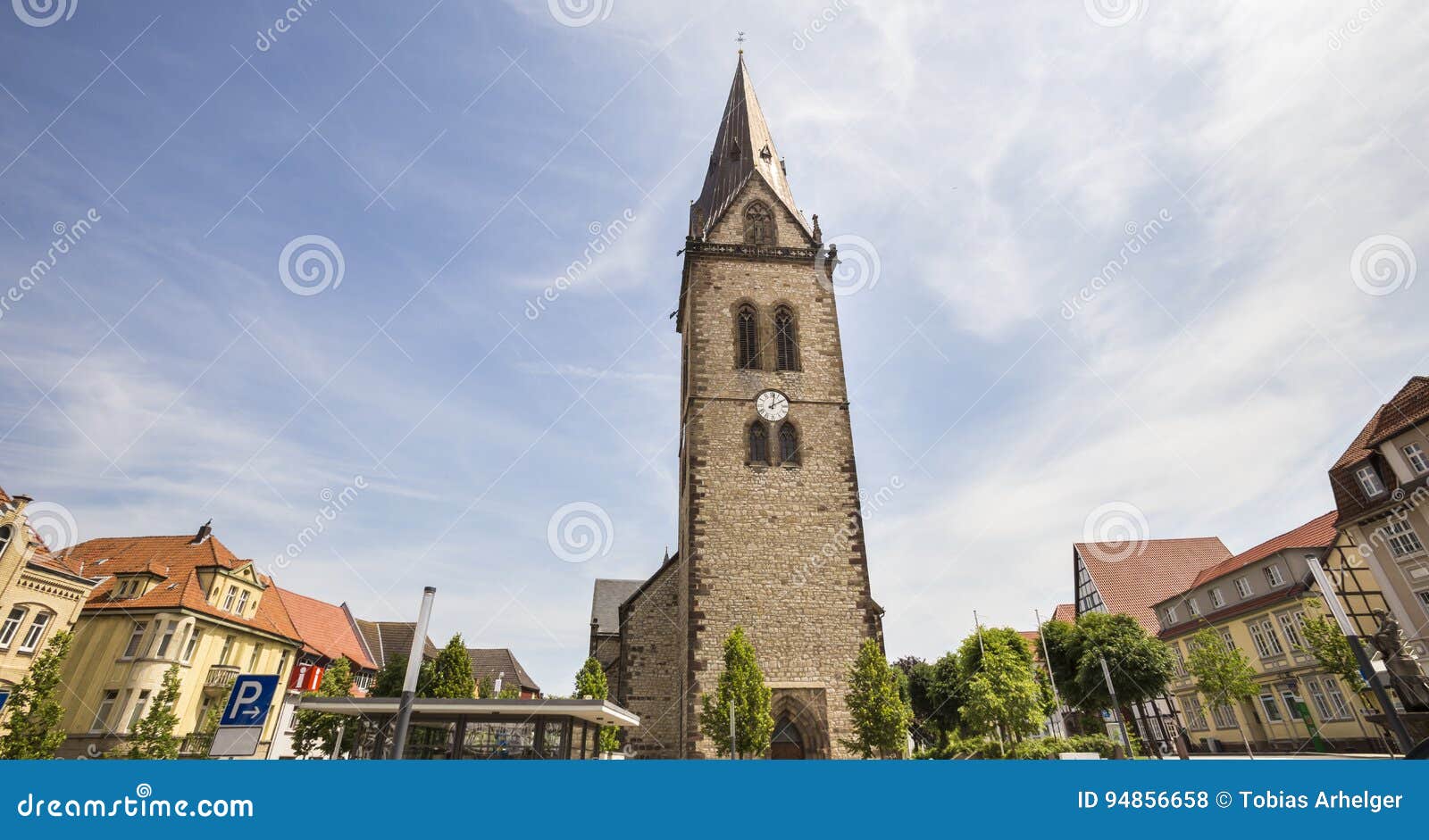 Historic Town Warburg Germany Stock Photo - Image of hoexter ...