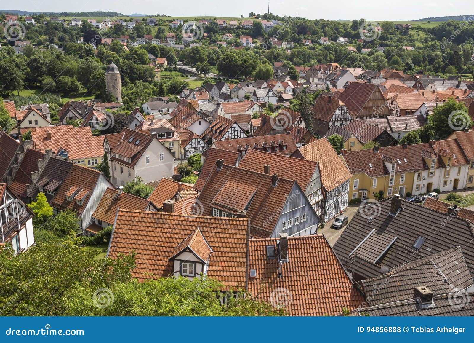 Historic Town Warburg Germany Stock Photo - Image of monument ...