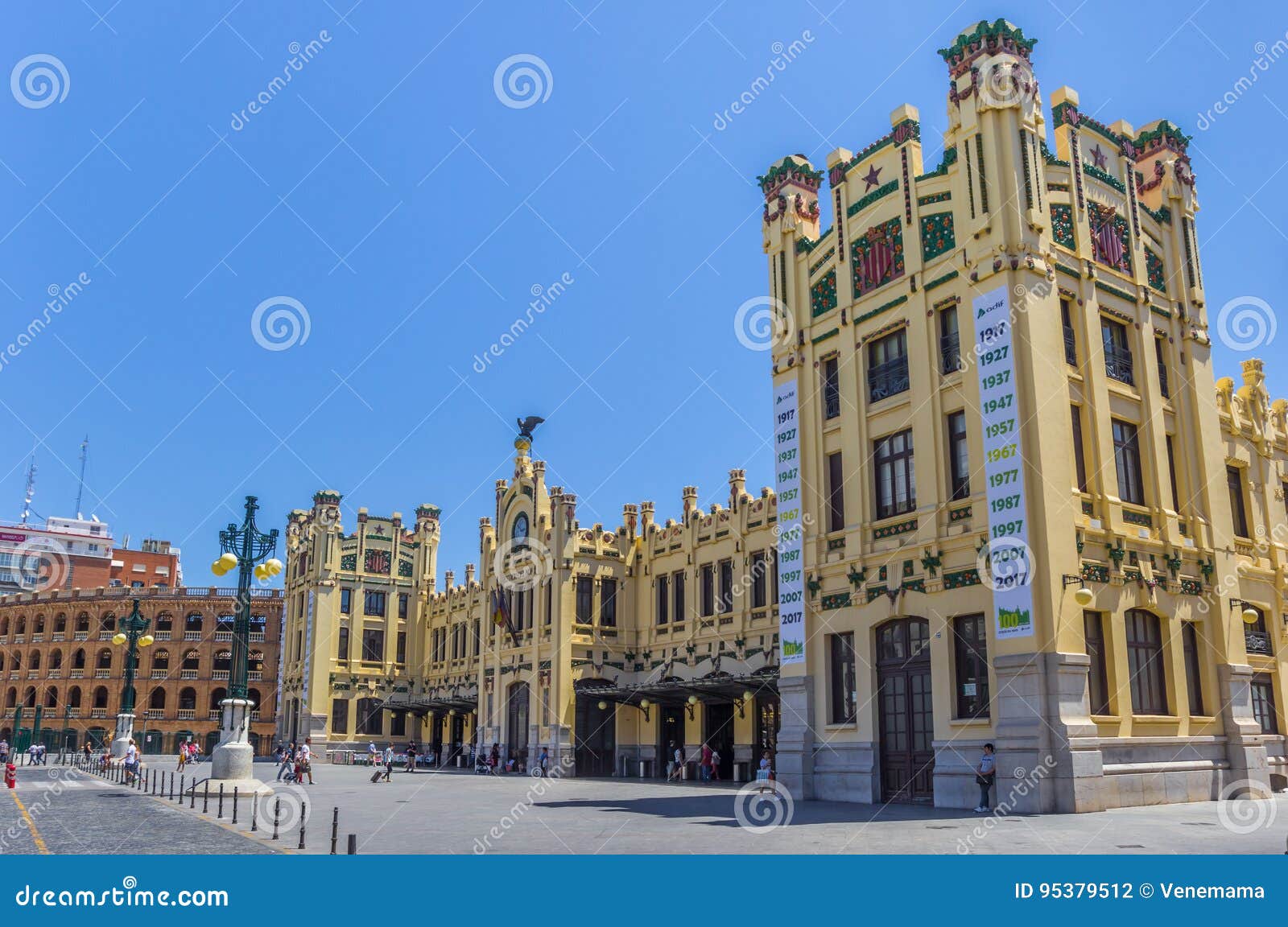 Historic Train Station in the Center of Valencia Editorial Photography ...