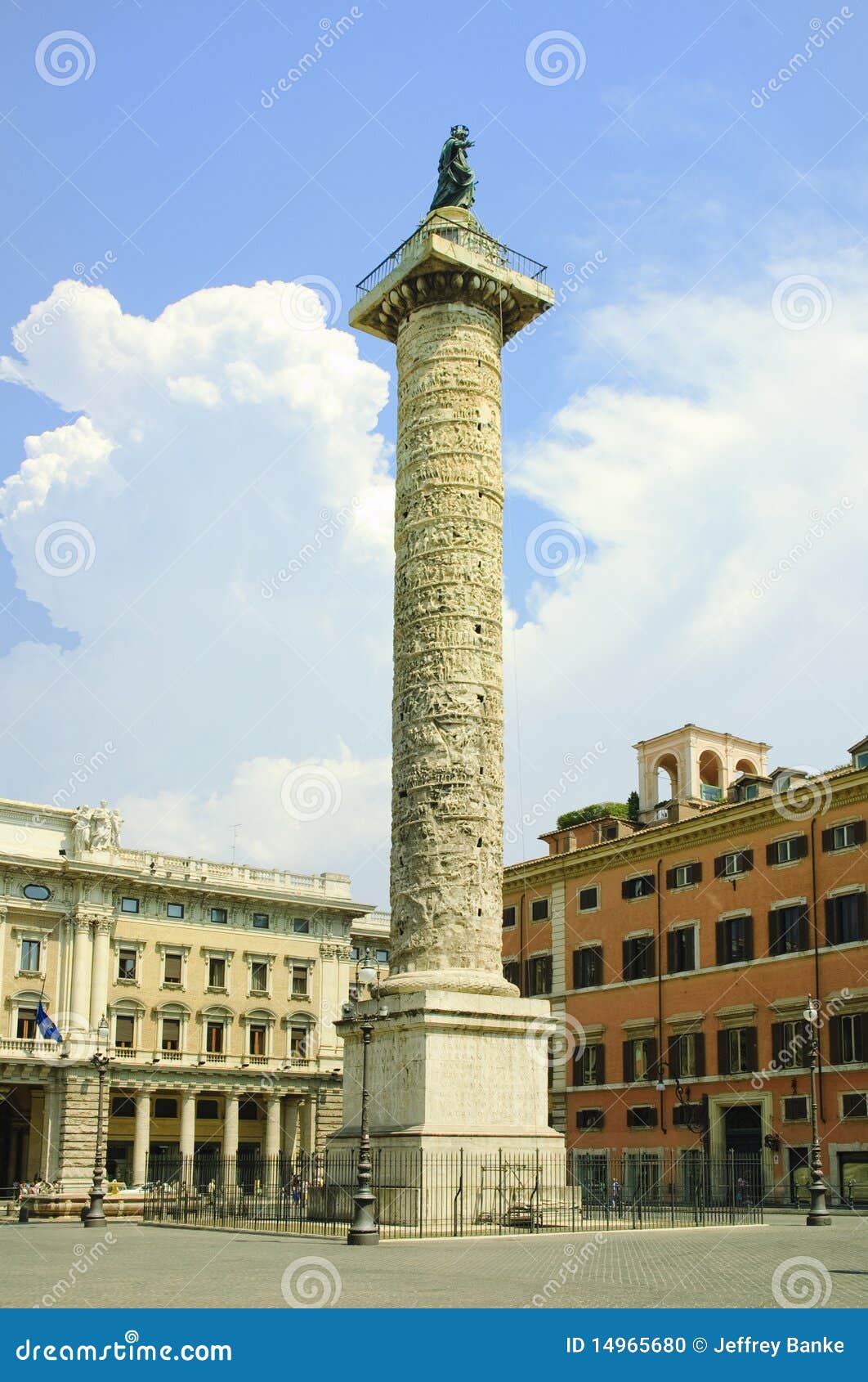 Historic Trajans column stock photo. Image of rome, column - 14965680