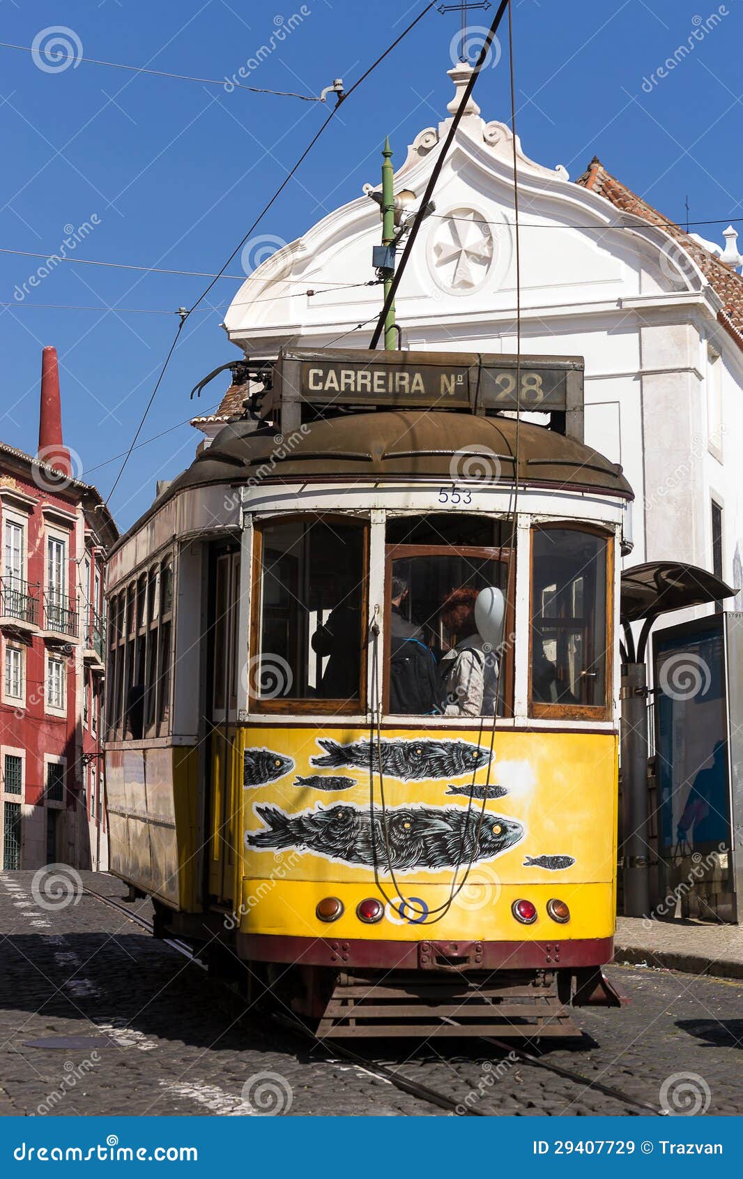 Tram 28, Lisbon Editorial Image | CartoonDealer.com #46881028