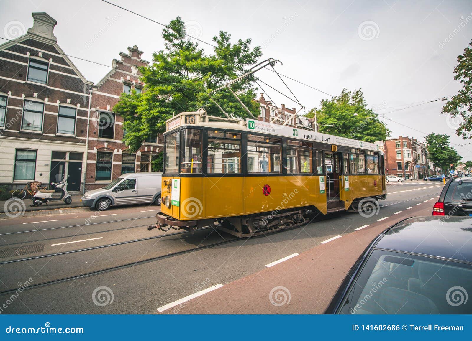 A Historic Trolley in Rotterdam, Netherlands Editorial Photo - Image of ...