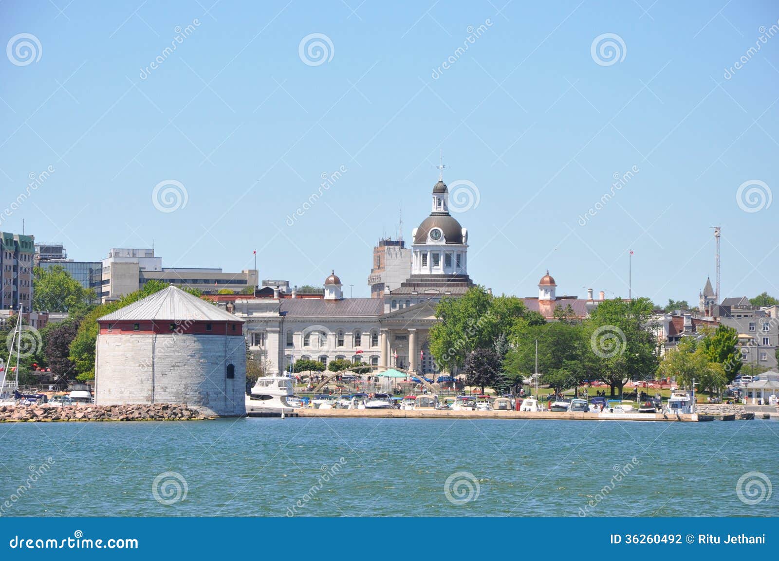 Historic Waterfront of Kingston, Ontario Stock Photo - Image of ...