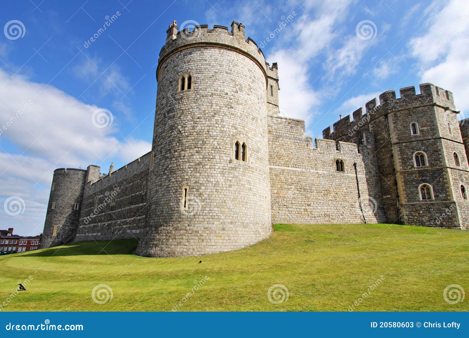 Historic Windsor Castle in England Stock Image - Image of landmark ...