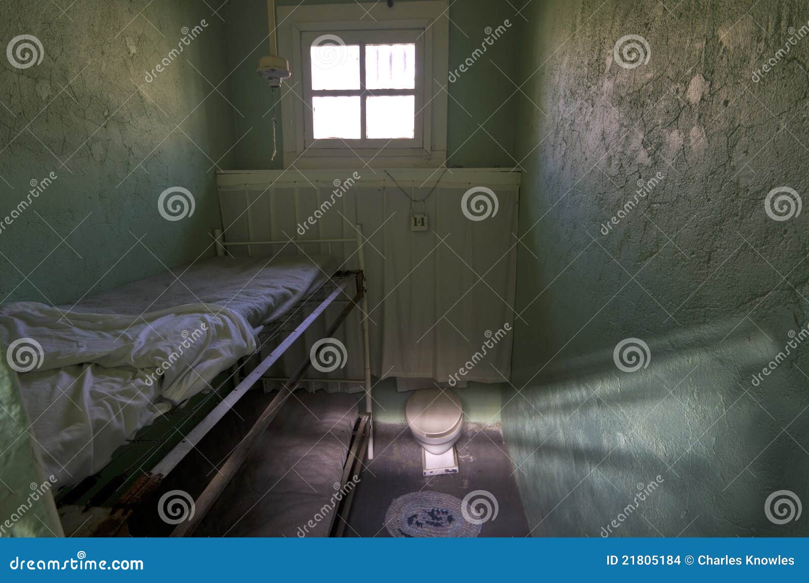 Historic Womans Jail Cell stock photo. Image of cell - 21805184