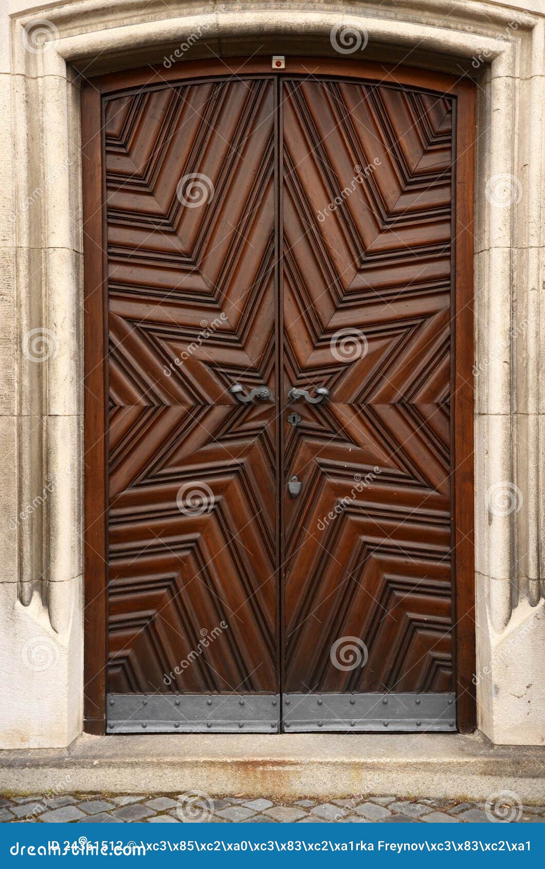 Historic wooden doors stock photo. Image of classic, ancient - 24361512