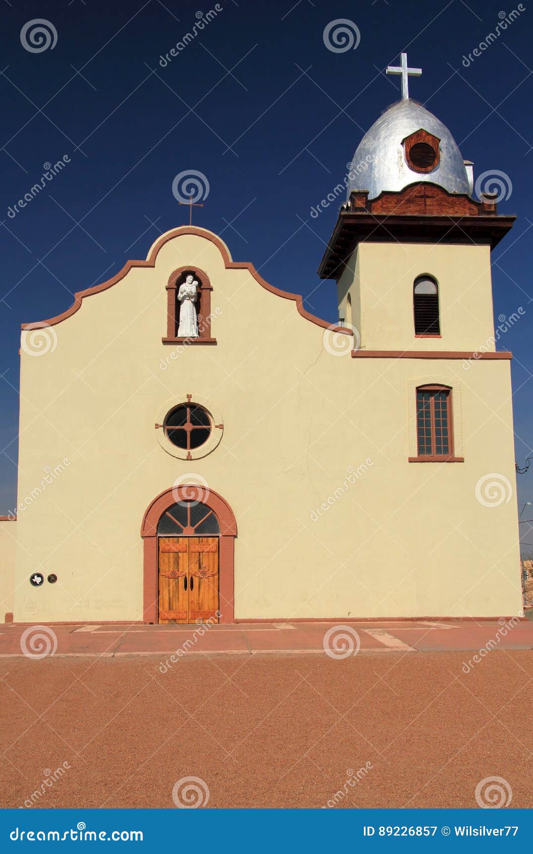 Historic Ysleta Mission stock image. Image of pueblo - 89226857