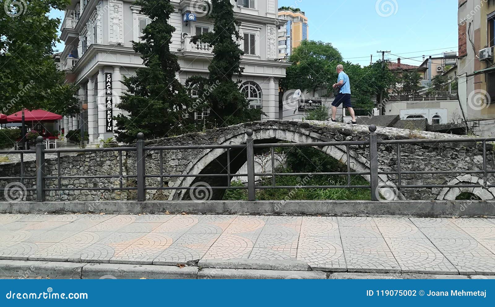 Grey bridge editorial photography. Image of ancient - 119075002