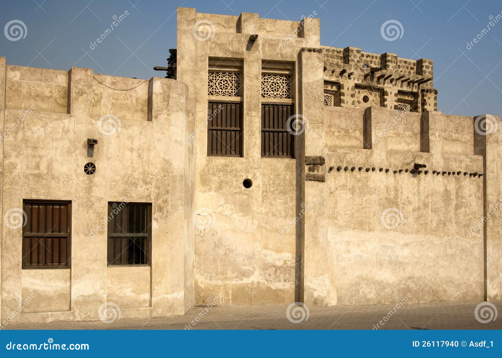 Historical Arab fort stock photo. Image of landmark, picturesque - 26117940