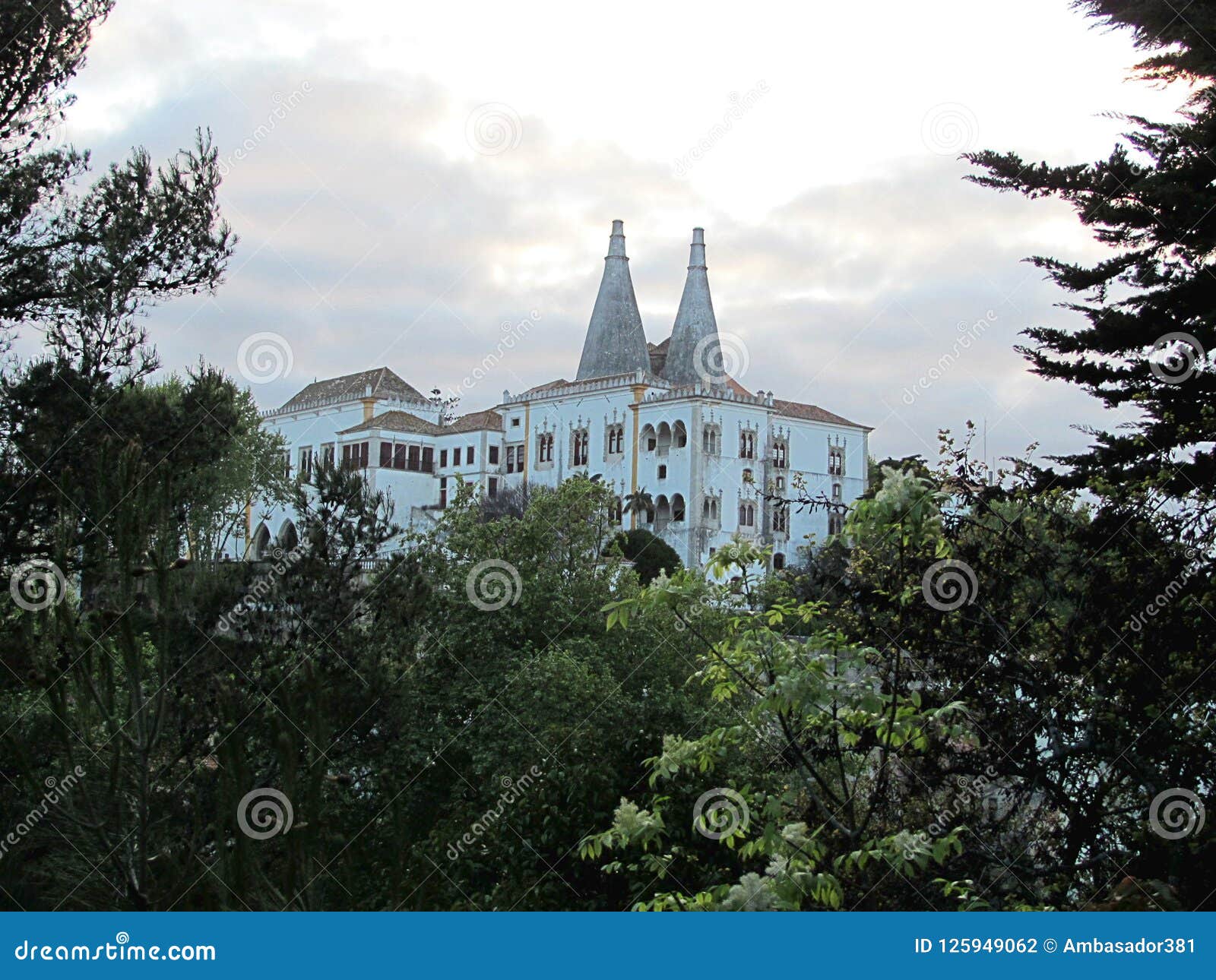 The Historical Architectural Heritage of Sintra City Stock Photo ...